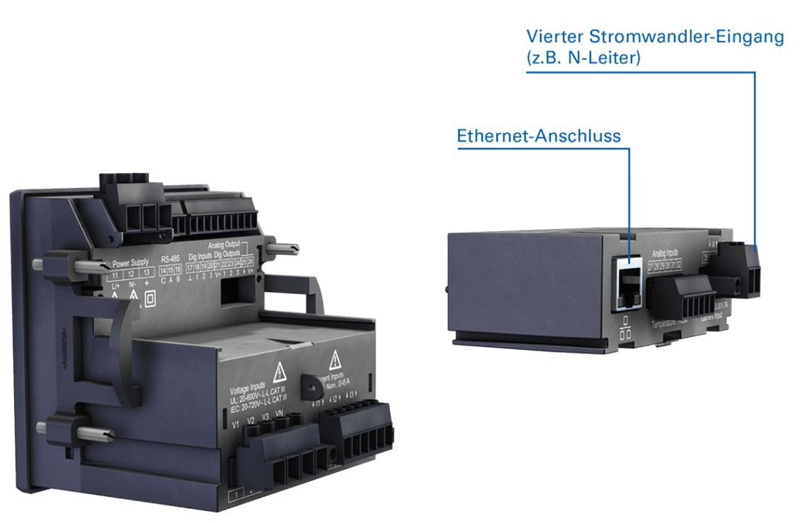 Analisador de energia modularmente expansível UMG 96 PQ-L - Gestão e Qualidade de Energia ...